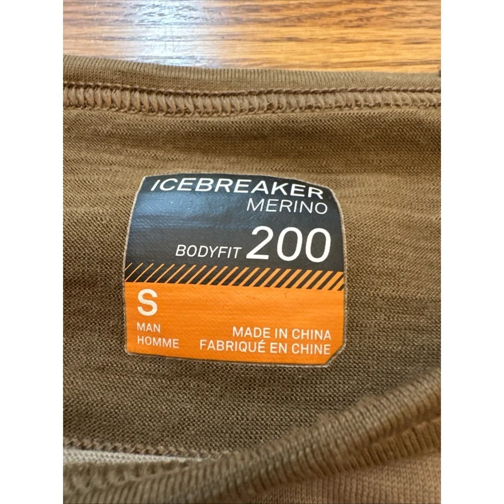 Icebreaker | Shirts | Icebreaker Shirt Mens S Tan Brown Bodyfit 20 ...